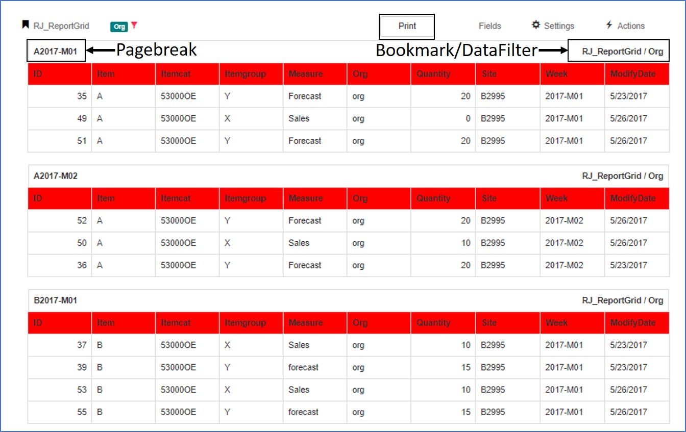 Report Grid | InSync